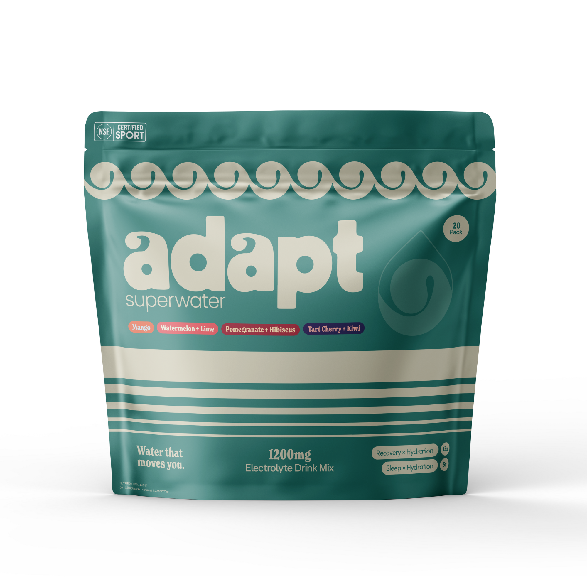 Adapt Recovery Electrolyte & Post Workout Drink Mix | 30 Servings ...